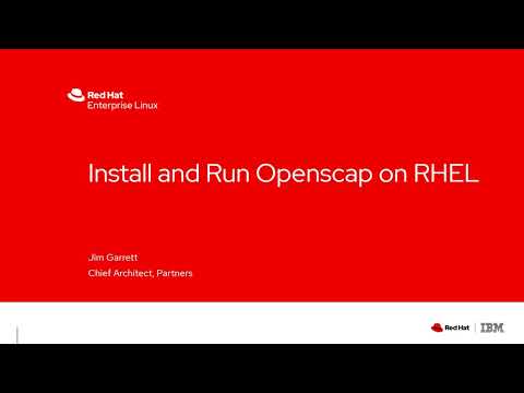 How to Install and Run OpenSCAP on RHEL