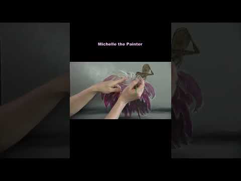 FLOWER DANCER #art #acrylic #acrylicpainting #painting #acrylictechniques #paintingtechniques