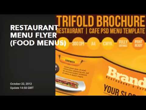 100+ Food Menus Print Templates