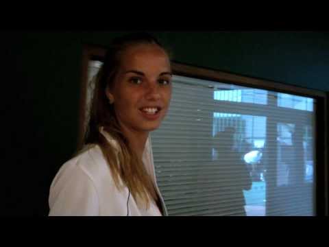 Arantxa Rus's Tour of Wimbledon and the Press Centre 2012