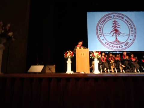Graduation speech from Stanford PA school