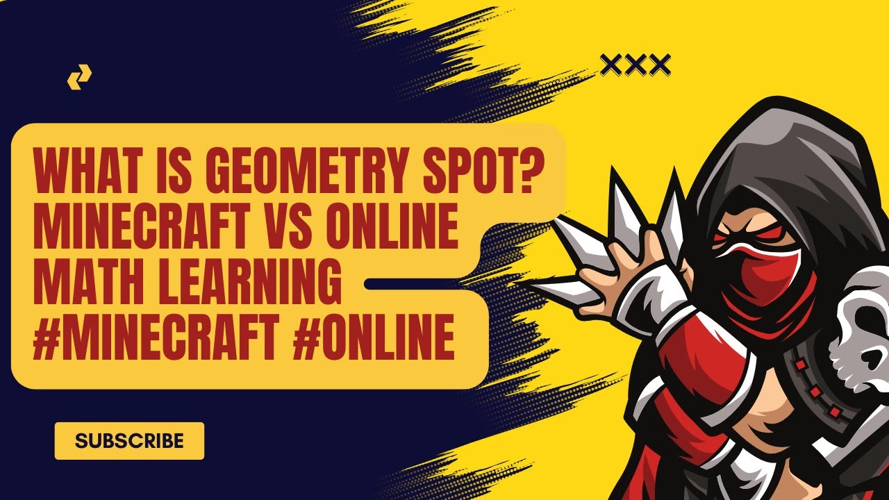 What is Geometry Spot? Minecraft vs Online Math Learning #minecraft #online