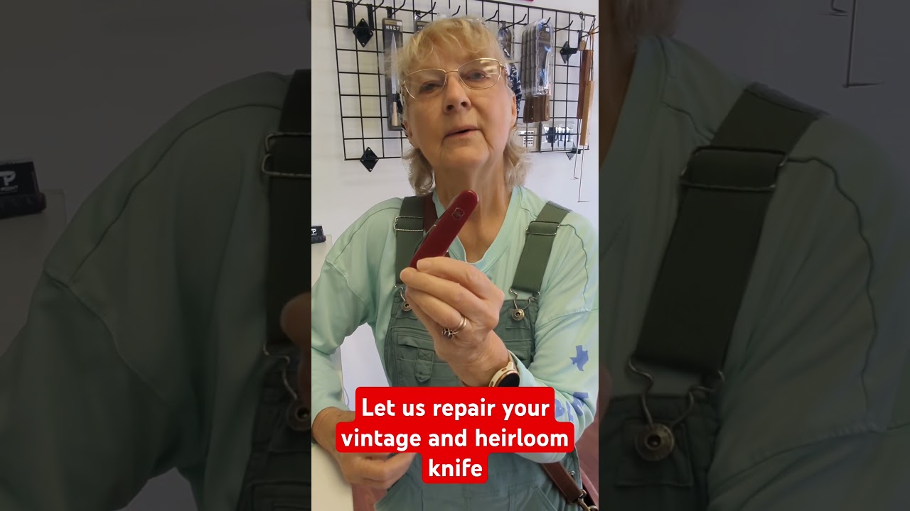 20 year old Mother's Day gift #giftideas #kniferepair #knifecollector #mothersdaygift #mom #memories