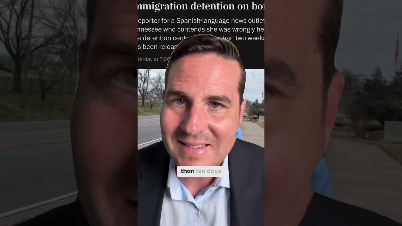 A journalist in Tennessee spent two weeks in ICE detention and has now been released on bond