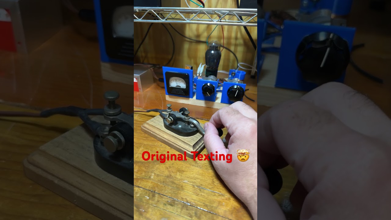 The Original Texting (Morse Code) #qrp #cw #skcc
