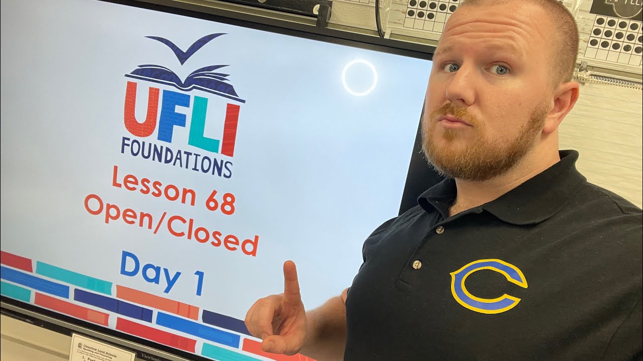 Mr. Holland’s UFLI Lesson 68 (Open/Closed Syllable Words) Day 1