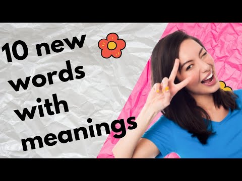 10 new English words with meaning and sentences-Daily used vocabulary words with meaning_new words