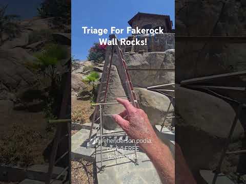 Triage For Fakerock Wall Rocks! #fauxrock #fakerock davehenderson.podia.com