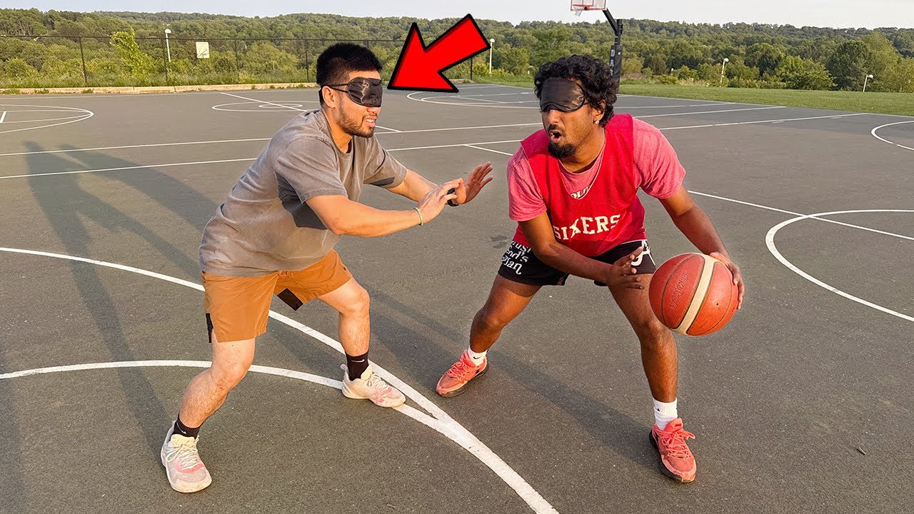 1v1 Blind Folded Basketball For $5,000 Dollars
