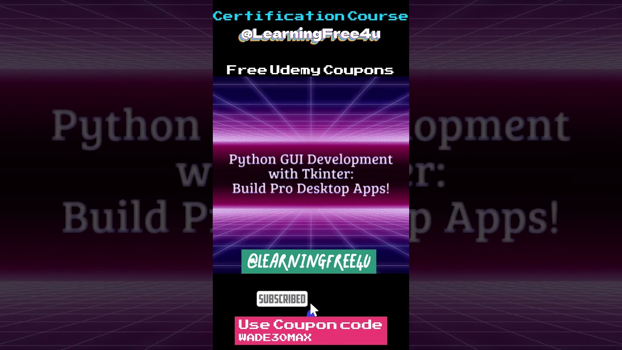 Python GUI Development with Tkinter: Build Pro Desktop Apps!