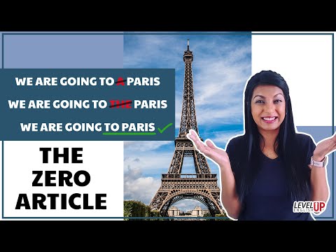 Learn English Grammar | The Zero Article | Let's Learn English