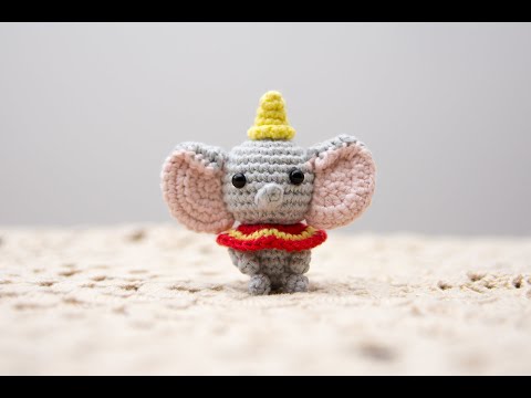 DIY: Haz a Dumbo en crochet con técnica amigurumi | Por Bibi Crochet ...