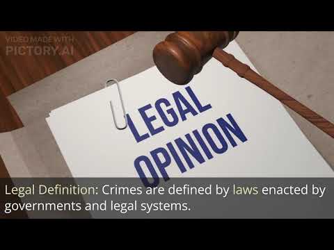 CRIME CONCEPT IN CRIMINOLOGY