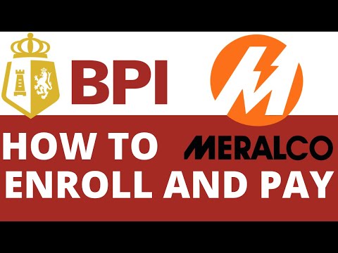 BPI ONLINE: Enroll and Pay Meralco Bill | How to enroll and pay your Meralco bill through BPI online