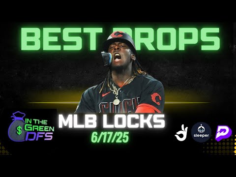 PRIZEPICKS MLB TODAY | BEST 5 BETS | TUESDAY 6/17/25 | BONUS MLB BET 🔥