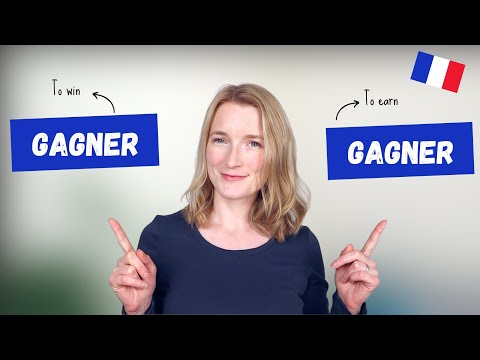 Let's Learn The 2 Meanings Of The Verb GAGNER 🇫🇷 #short