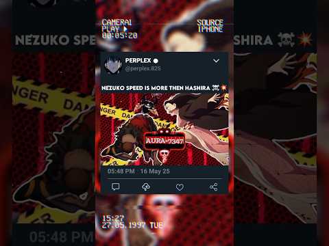 Nezuko Speed Is More Than Hashira☠️🔥 #nezuko#demon slayer#anime