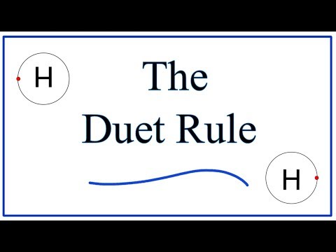 Number of Valence Electrons for Hydrogen (H): The Duet Rule