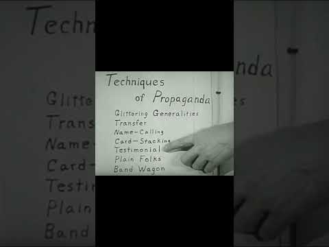 techniques of propaganda