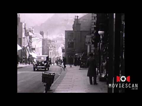Lewes East Sussex old movie footage , vintage film from 1930s