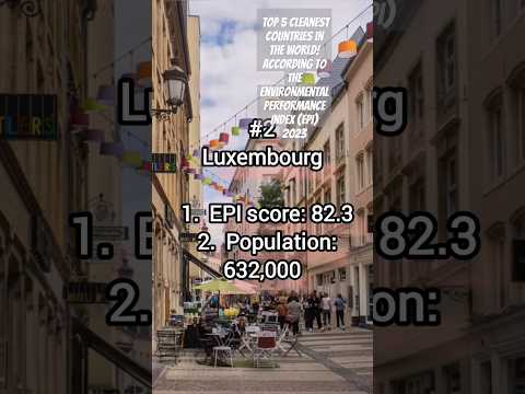 Top 5 Cleanest Countries in the World! | According to the Environmental Performance Index (EPI) 2023