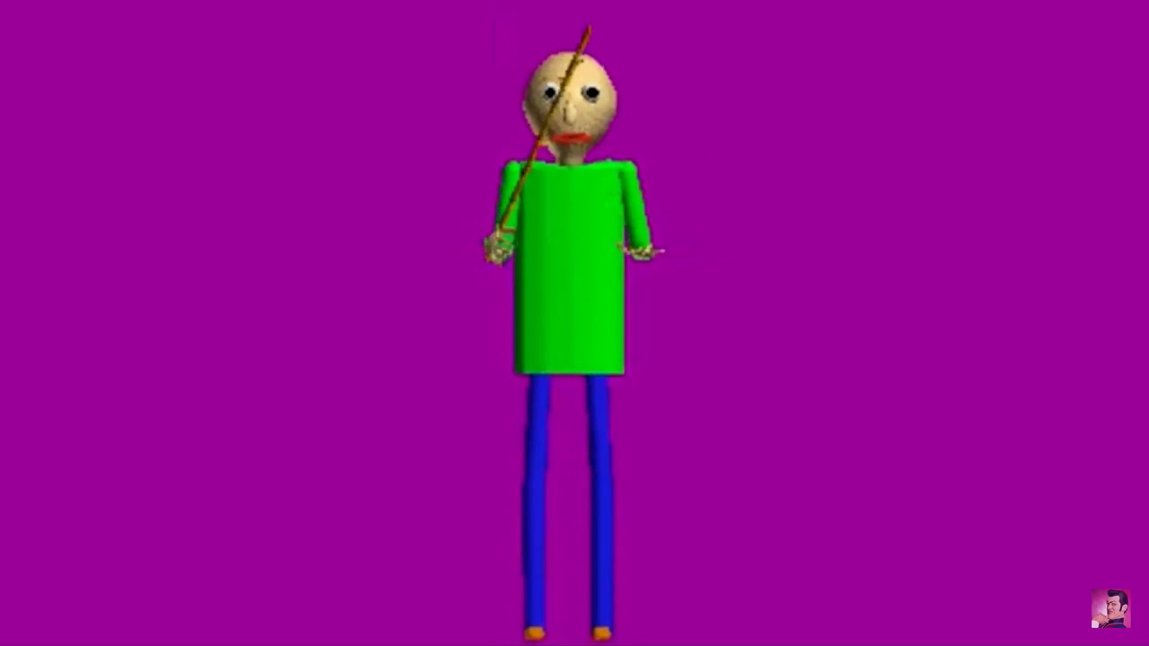 Baldi smacking ruler