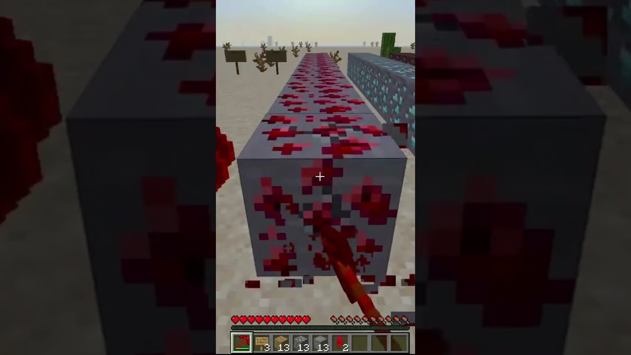 which minecraft pickaxe is faster? #shorts