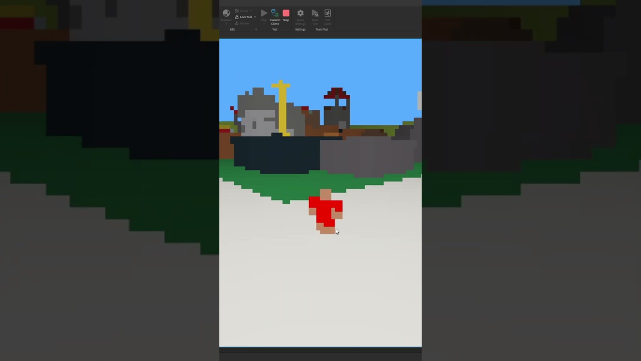 Make Your Roblox Game Look Retro with a Pixel Shader! #roblox #robloxstudio