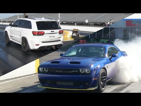 Hellcat Redeye Drag Races Dodge Demon, The Fight Is Brutal - autoevolution