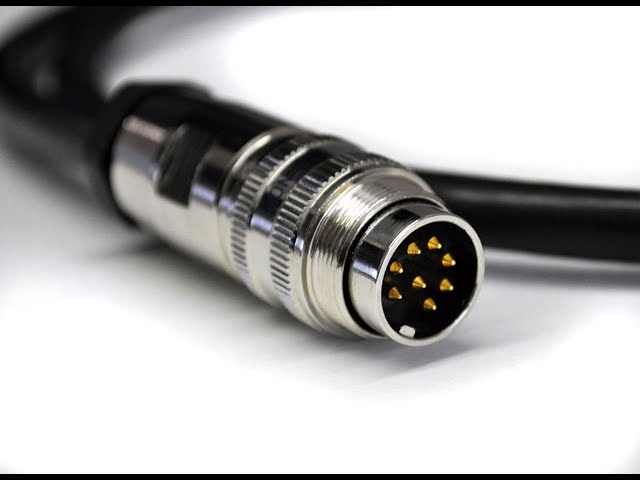 Circular Connector - AISG 8 Pin Male & Female Connector Cable ...