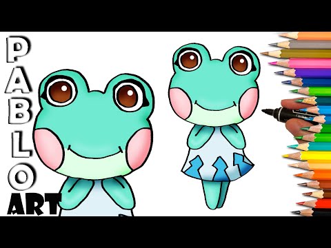 How to Draw Lily from Animal Crossing | Learn to Draw step by step