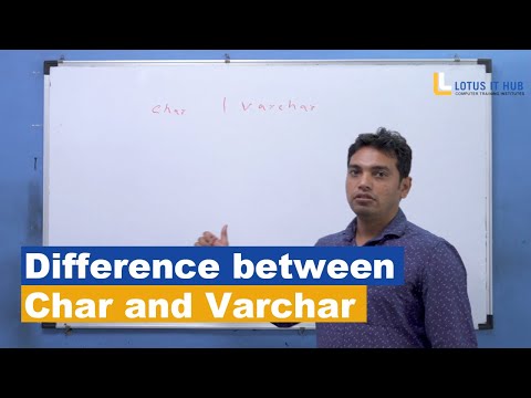 Difference between Char and Varchar | CHAR vs VARCHAR in SQL | Best SQL Classes In Pune