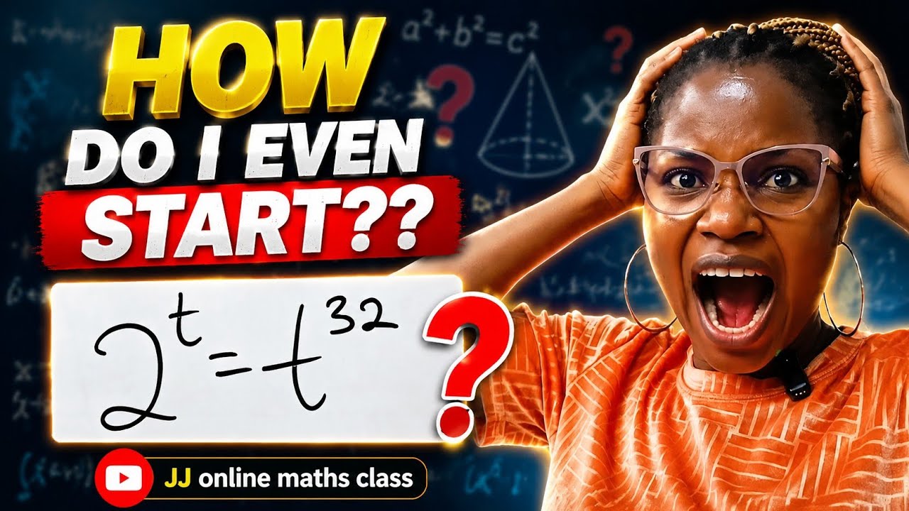 This exponential math question has me stumped | Can you solve it?