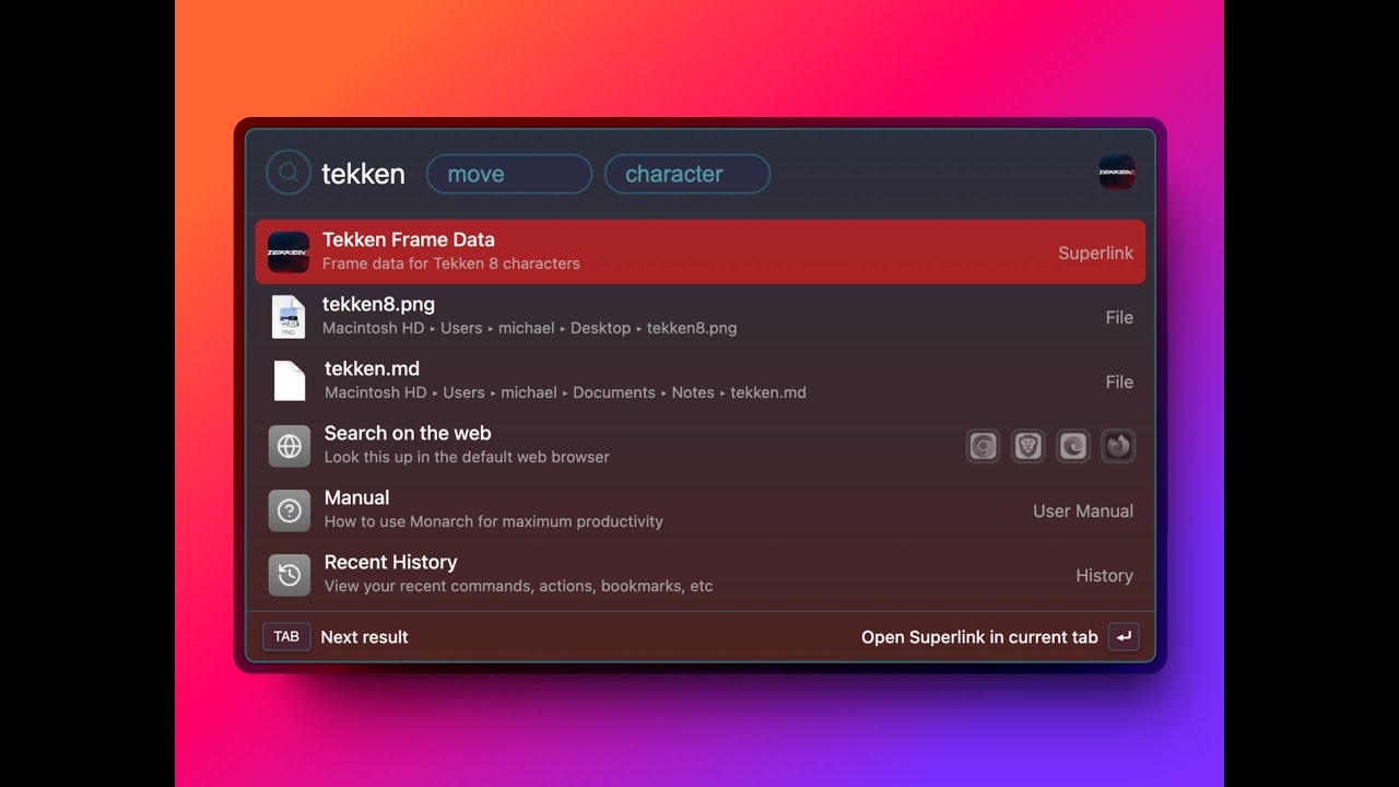 Superlinks - Powerful Shortcuts for Mac | Monarch