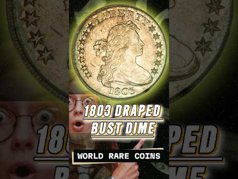 1803 Draped Bust Dime | #coin #money #coinhistory