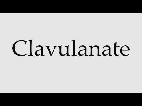 How to Pronounce Clavulanate