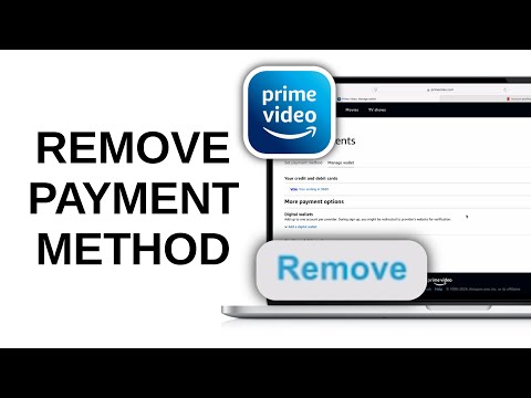 How to Remove Payment Method from Prime Video