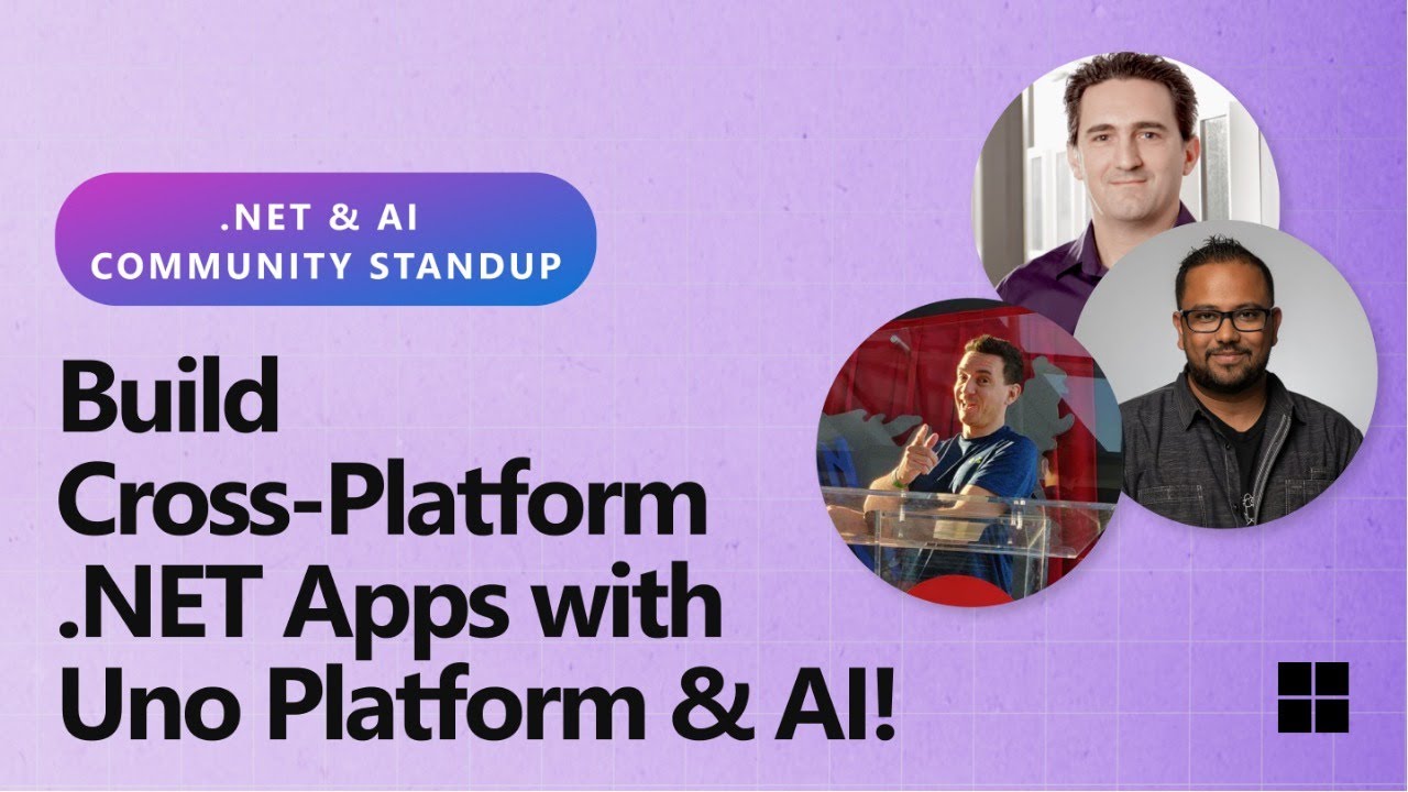 .NET AI Community Standup - Build Cross-Platform .NET Apps with Uno Platform & AI!
