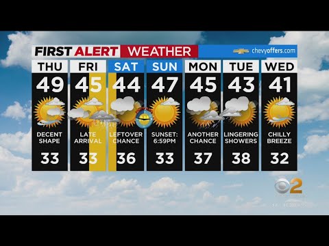First Alert Forecast: CBS2 3/8 Nightly Weather at 11PM