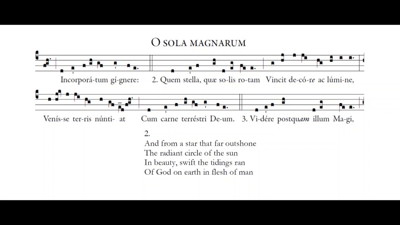 O Sola Magnarum Medium