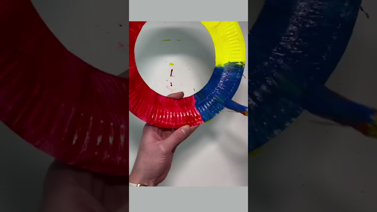 St. Patrick’s Day Paper Plate Craft #shorts #stpatricksday