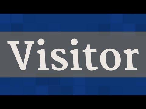 VISITOR pronunciation • How to pronounce VISITOR