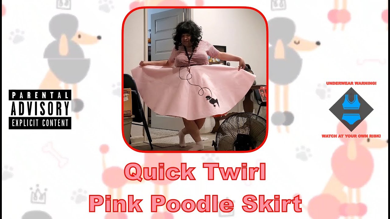 Quick Twirl Pink Poodle Skirt