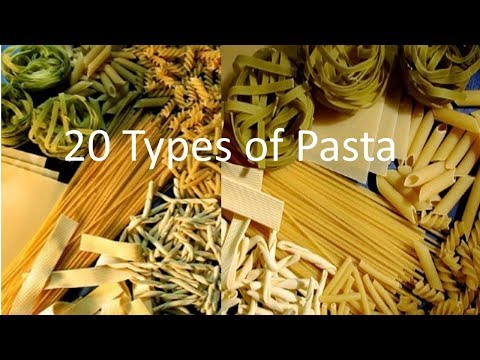 20 Types of pasta | Different type of Pasta