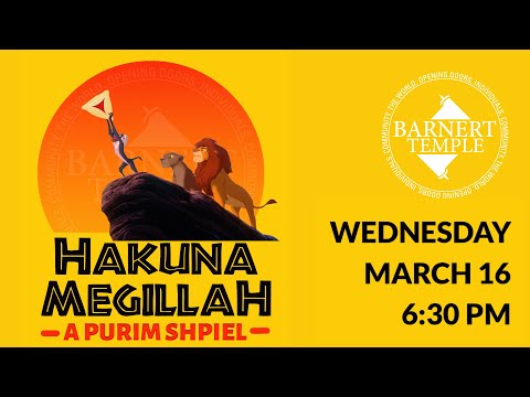 Hakuna Megillah Purim Shpiel (March 16, 2022)