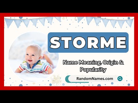 Storme - Baby Boy Name Meaning, Origin & Popularity - RandomNames.com