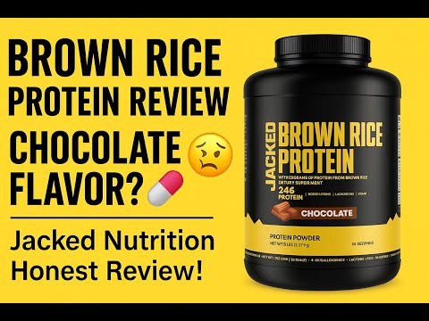 Brown Rice Protein Review: Chocolate Flavor ? 😖💊 | Jacked Nutrition Honest Review!
