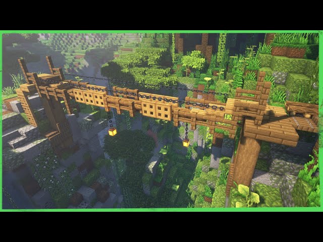 How to build a little Bridge Minecraft Map