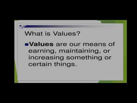 Overview of Values Education 10