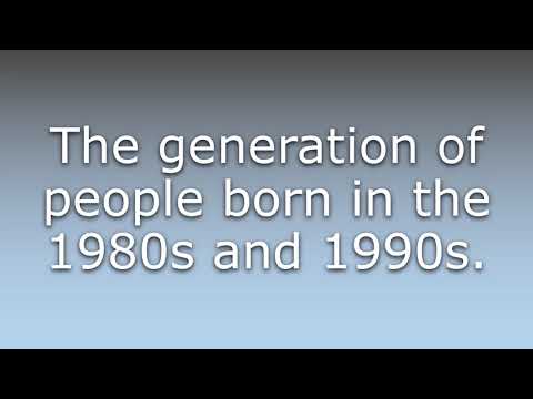 What does Generation Y mean?